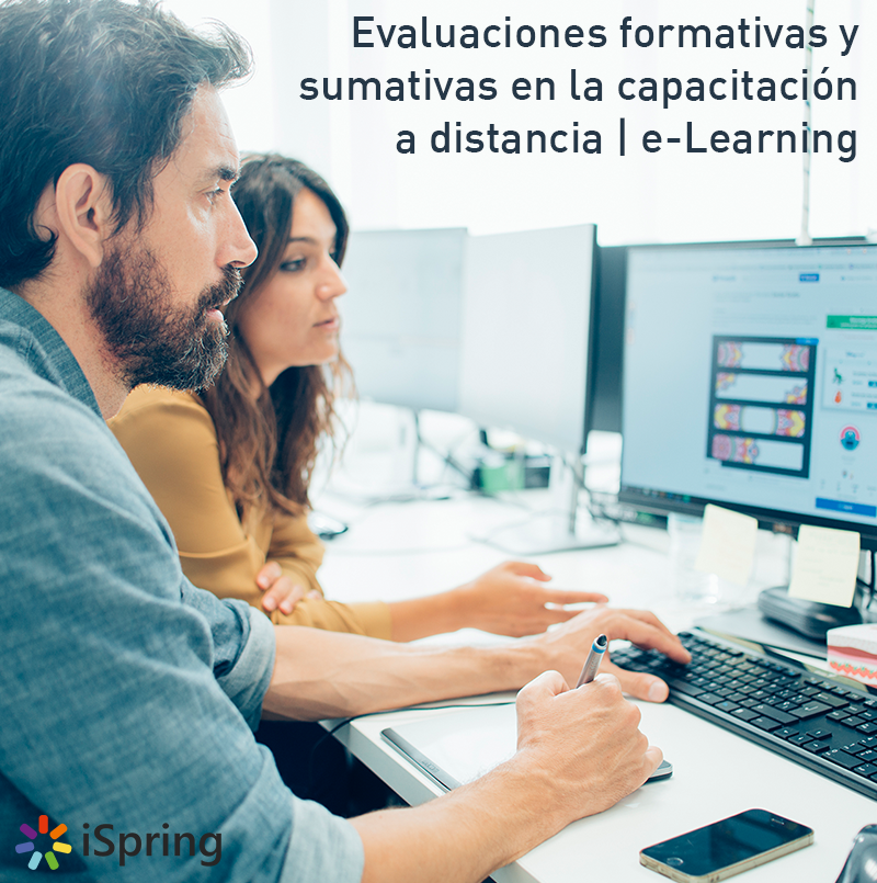 Evaluaciones formativas y sumativas en la capacitación a distancia | e-Learning | Ispring ES